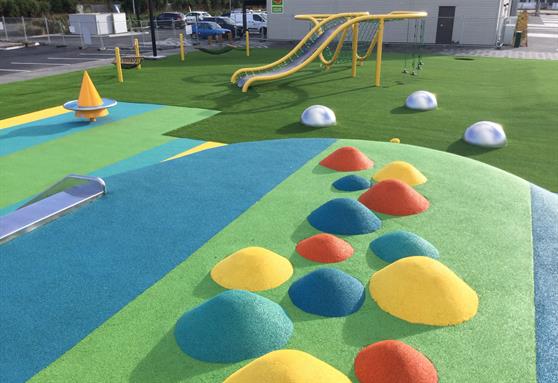 Playgrounds and skateparks
